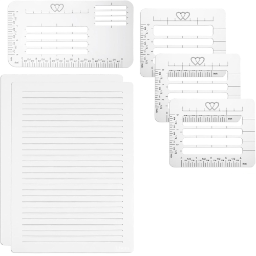 6Pcs Straight Line Stencil Template for Journaling,Stencils Journaling ...