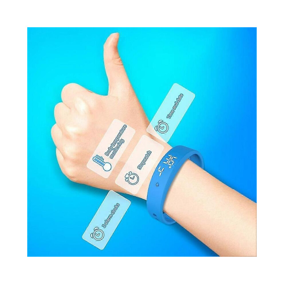 (Purple) Fornnerg V9 Body Temperature Monitor Thermometer Vibration ...
