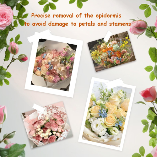 Rose Thorn Remover, Roses Leaf Stripper Tool, Safe, Efficient, and ...