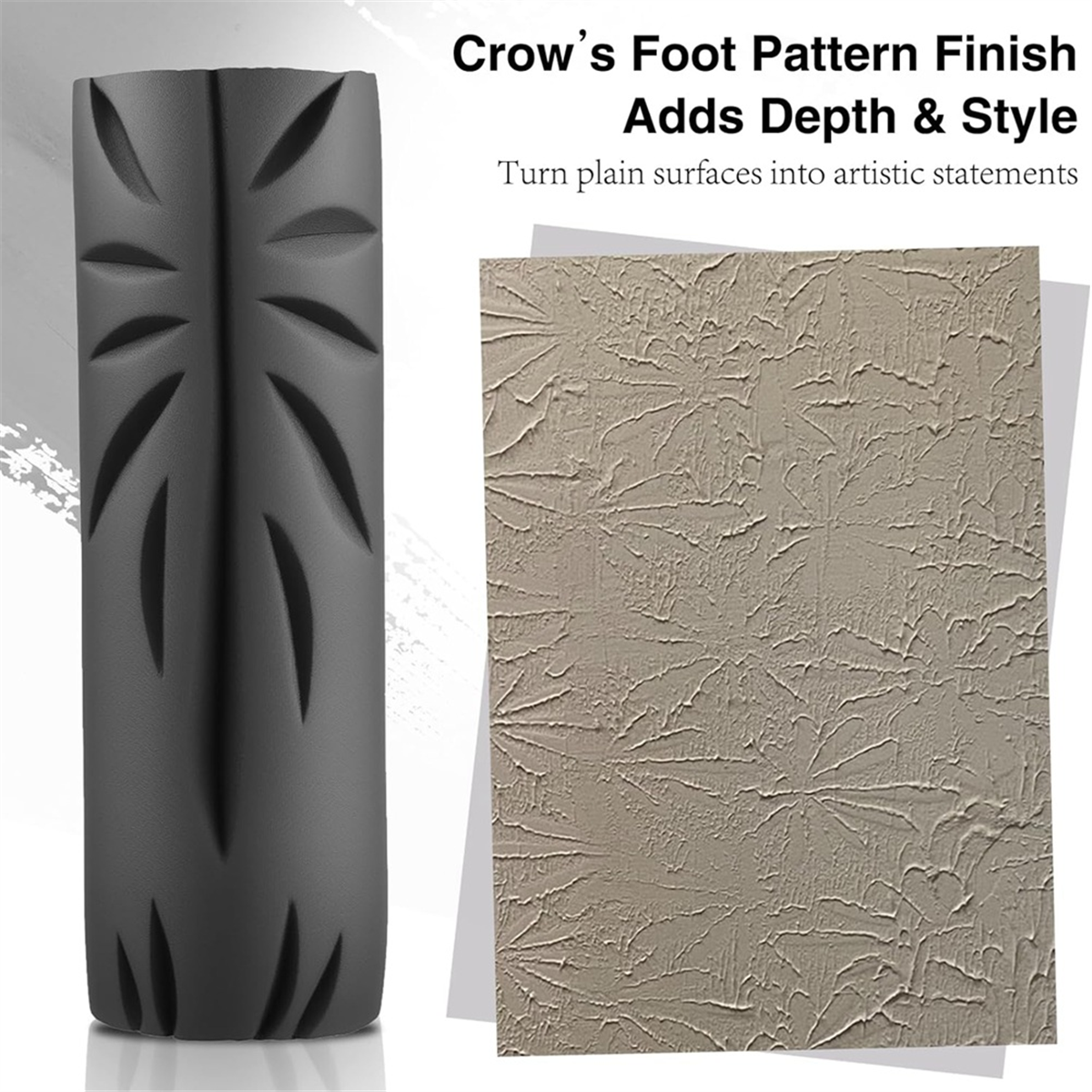 Drywall Texture Roller - 9 Inch Crow'S Foot for Creating Decorative ...