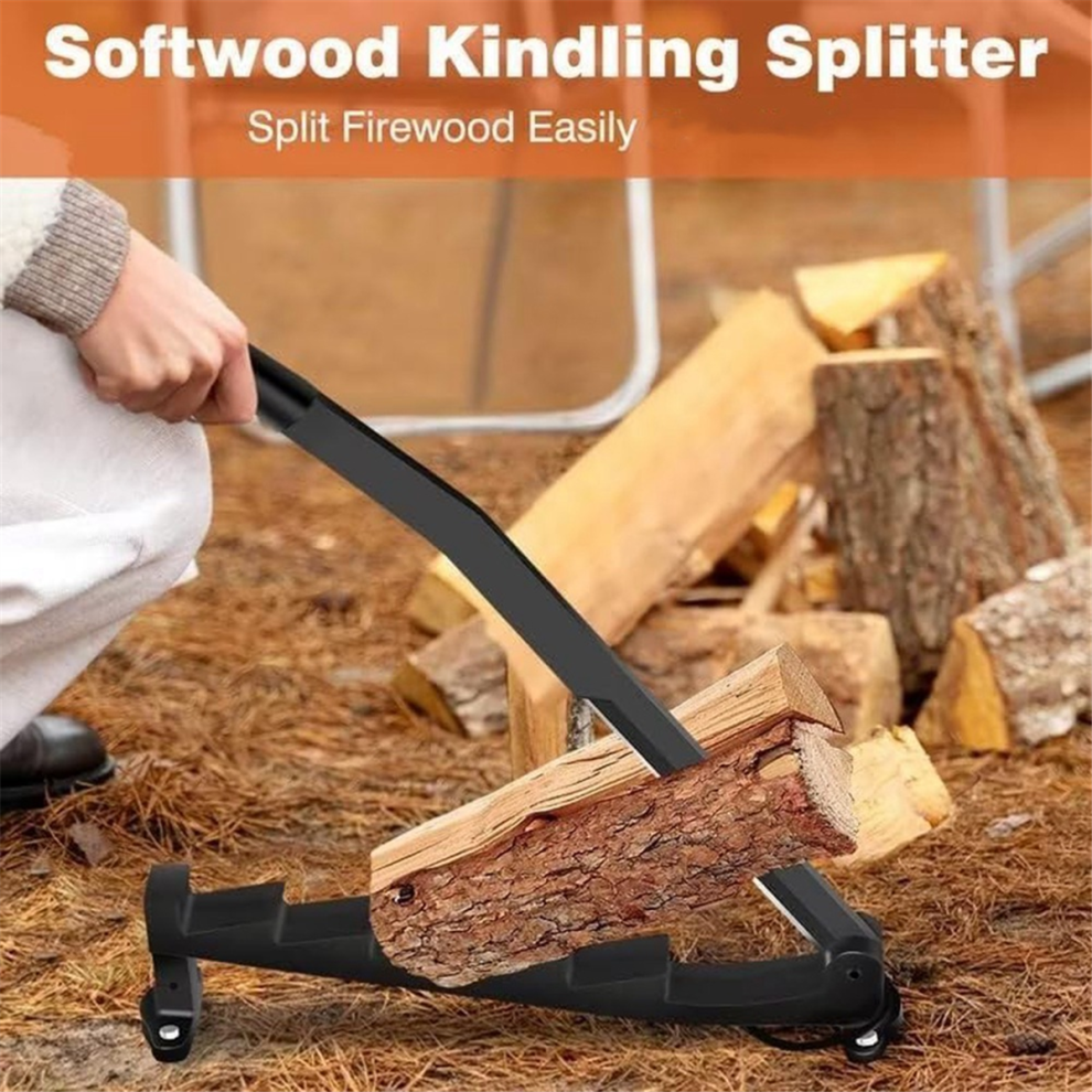 Wall Mounted Kindling Splitter Firewood Portable Manual Fire Wood ...