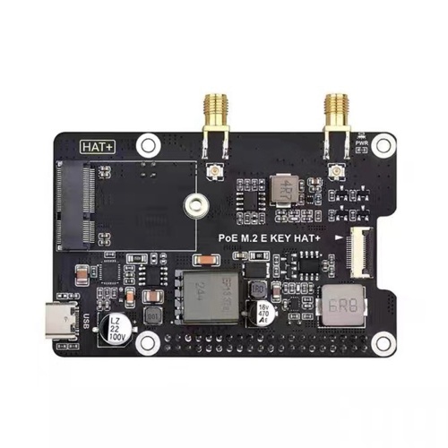For Raspberry Pi 5 PCIe to M.2 E KEY with PoE HAT+ Supports NGFF on OnBuy