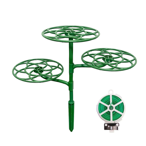 Sunflower Flower Support Stand Three-Layer Plant Support Rack on OnBuy