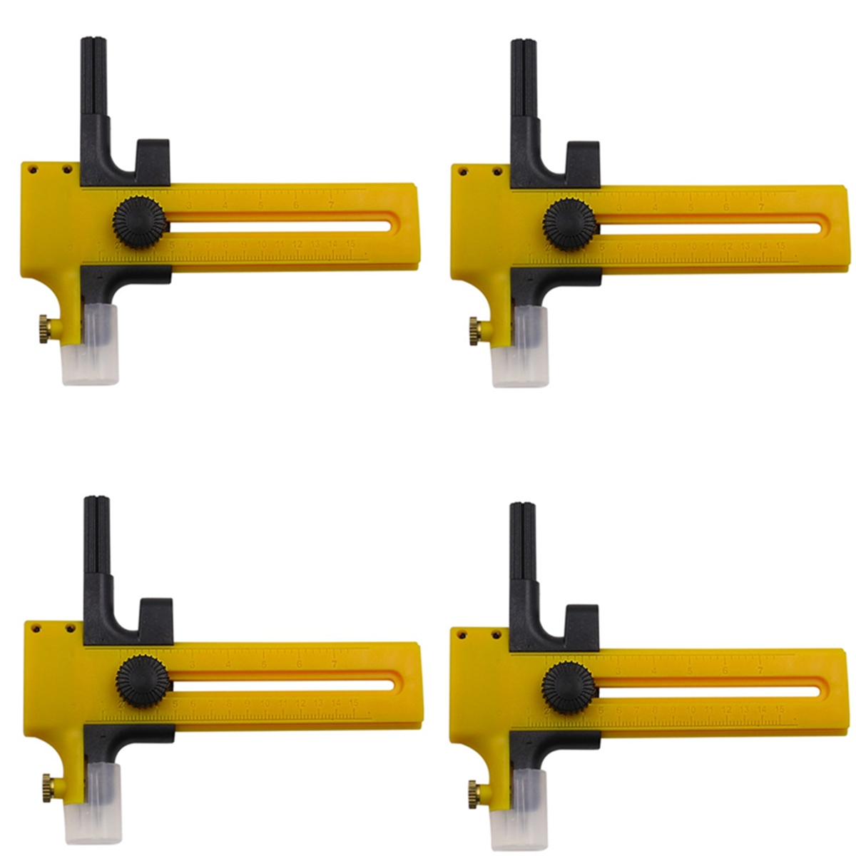 Cutter circulaire jaune réglable, outil de coupe adapté à la ...