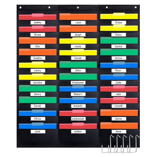 Classeur à 30 pochettes, 107 cm de large x 119 cm de haut – Organiseur ...