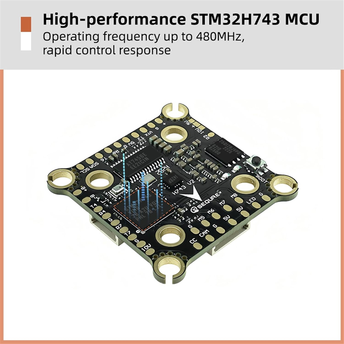 Flight Controller Stack FPV FC 30x30 mit 4-in-1 70A ESC AM32 für Drone ...