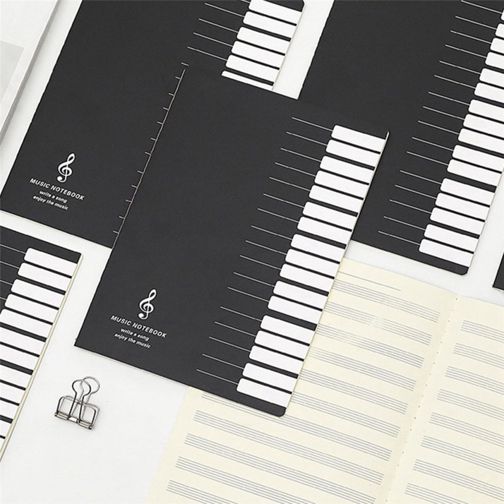 Cahier de notes de musique à cinq lignes, tablature, portée, cahier de ...