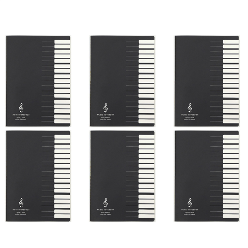 Cahier de notes de musique à cinq lignes, tablature, portée, cahier de ...