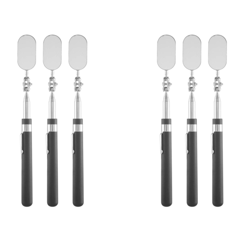 3 Pieces Telescoping Inspection Mirror Observe Mirror Inspection Tool ...