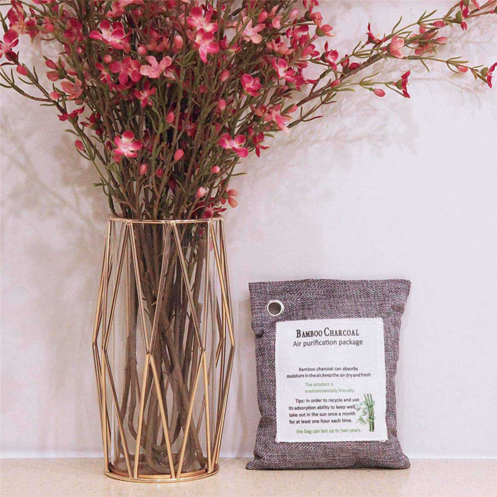 Bolsas de carbón de bambú activado para eliminar olores (200 g x 4 ...