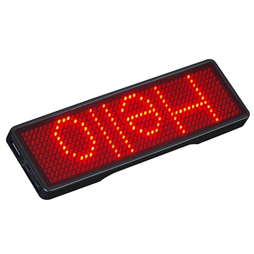 Panneau lumineux rechargeable à LED Bluetooth pour badge nominatif ...