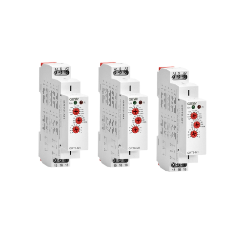 Relé temporizador automático para trilho DIN GRT8-M116A CA/CC 12 V-240 ...