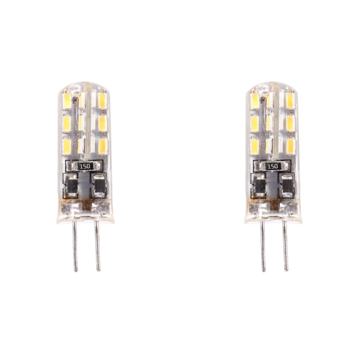 G4 LED Spot light Bulb Lamp 1.5W 24 SMD 3014 Warm White 12V DC on OnBuy