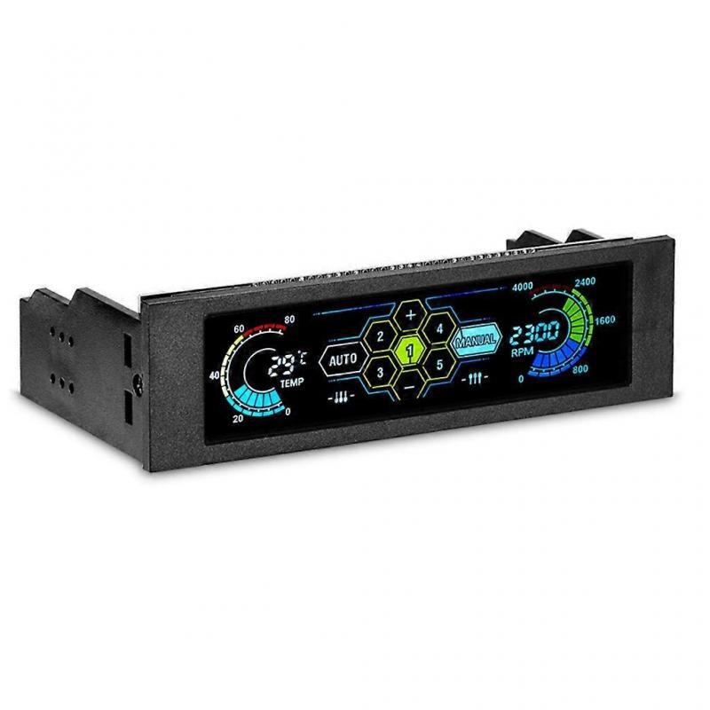 Fan Controller for PC Chassis Fan Speed Adjuster 5 Cooling Fans CPU Fan ...