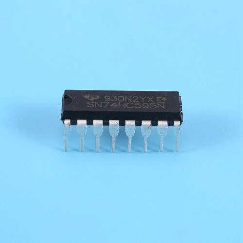 25 pezzi 74HC595 IC 8-Bit Shift Register DIP-16 Circuito con pin on OnBuy