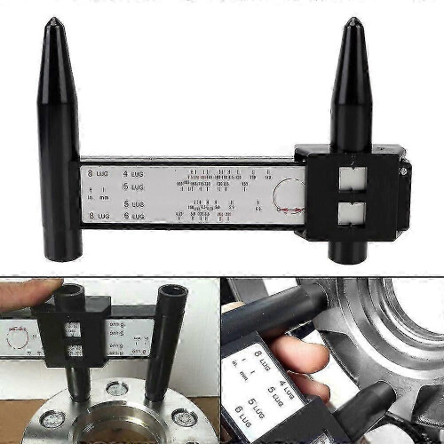 8-Lug Wheel Rim Bolt Pattern Measuring Tool - PCD Caliper Gauge for ...