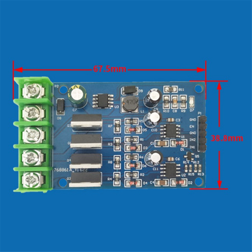 H-Bridge Motor Driver Nmos with Emergency Brake Forward Reverse 5-30V ...
