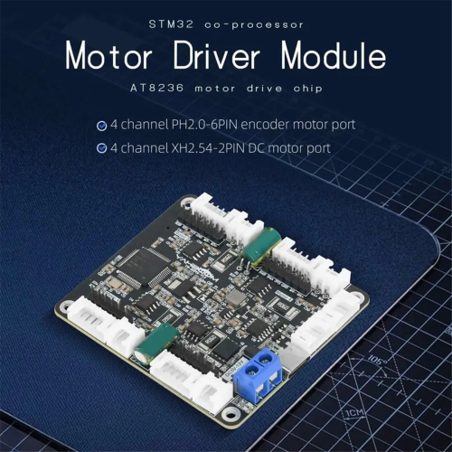 4-Channel Encoder Motor Driver Module Voltage Regulation Circuit Onboa ...