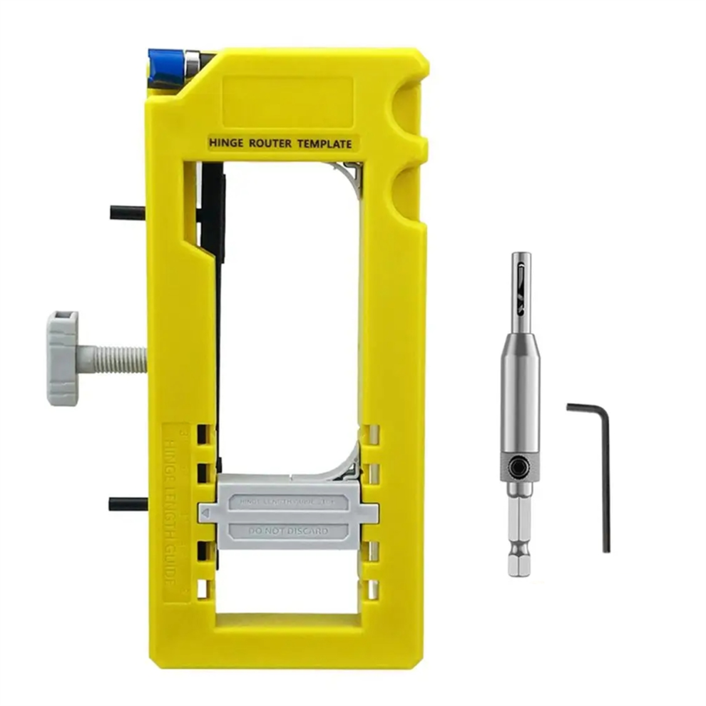 Door Hinge Template Router Removable Inserts Inclu on OnBuy