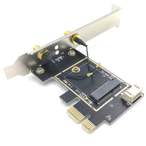 Adaptador de placa de rede NGFF M.2 para PCIE com suporte a Wi-Fi on OnBuy