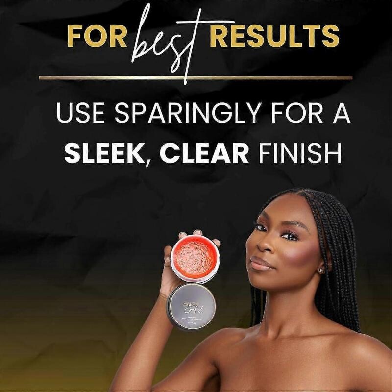 Strong Hold Edge Control Gel with Castor Oil, Non-Greasy, Non-Flaking ...