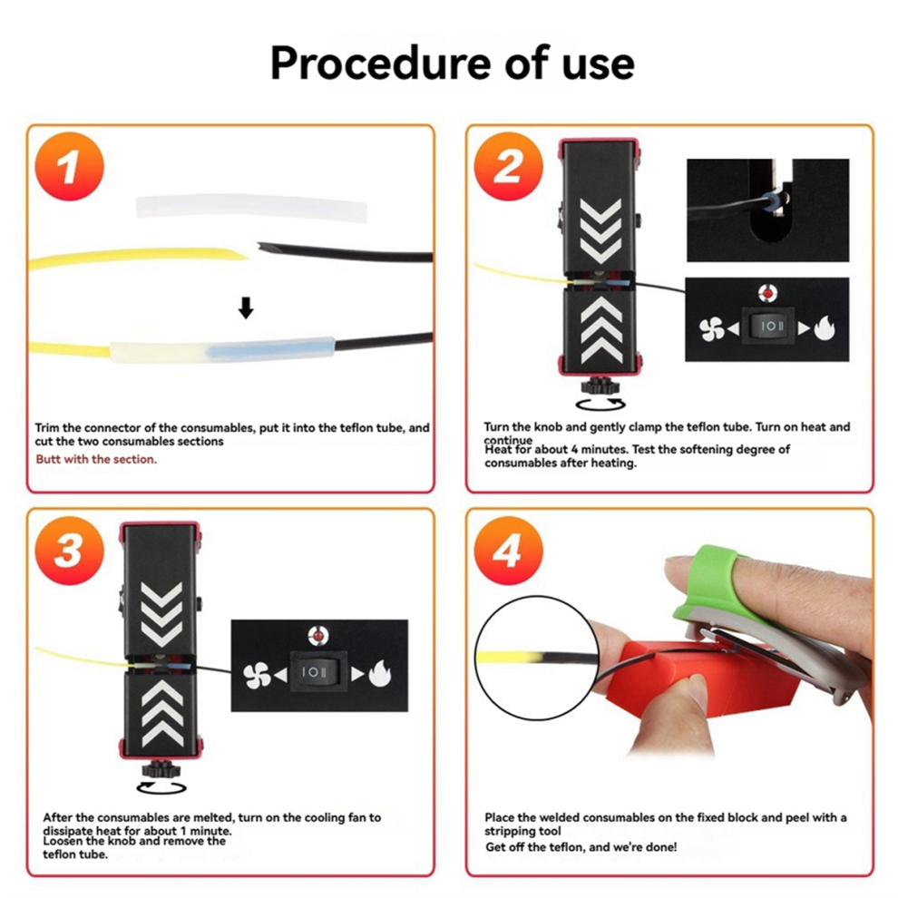 3D Printer Filament Splicer Welder 1.75MM Efficien on OnBuy