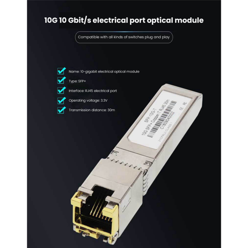SFP-10G- Compatible Transceiver, 10G SFP+ RJ-45 on OnBuy