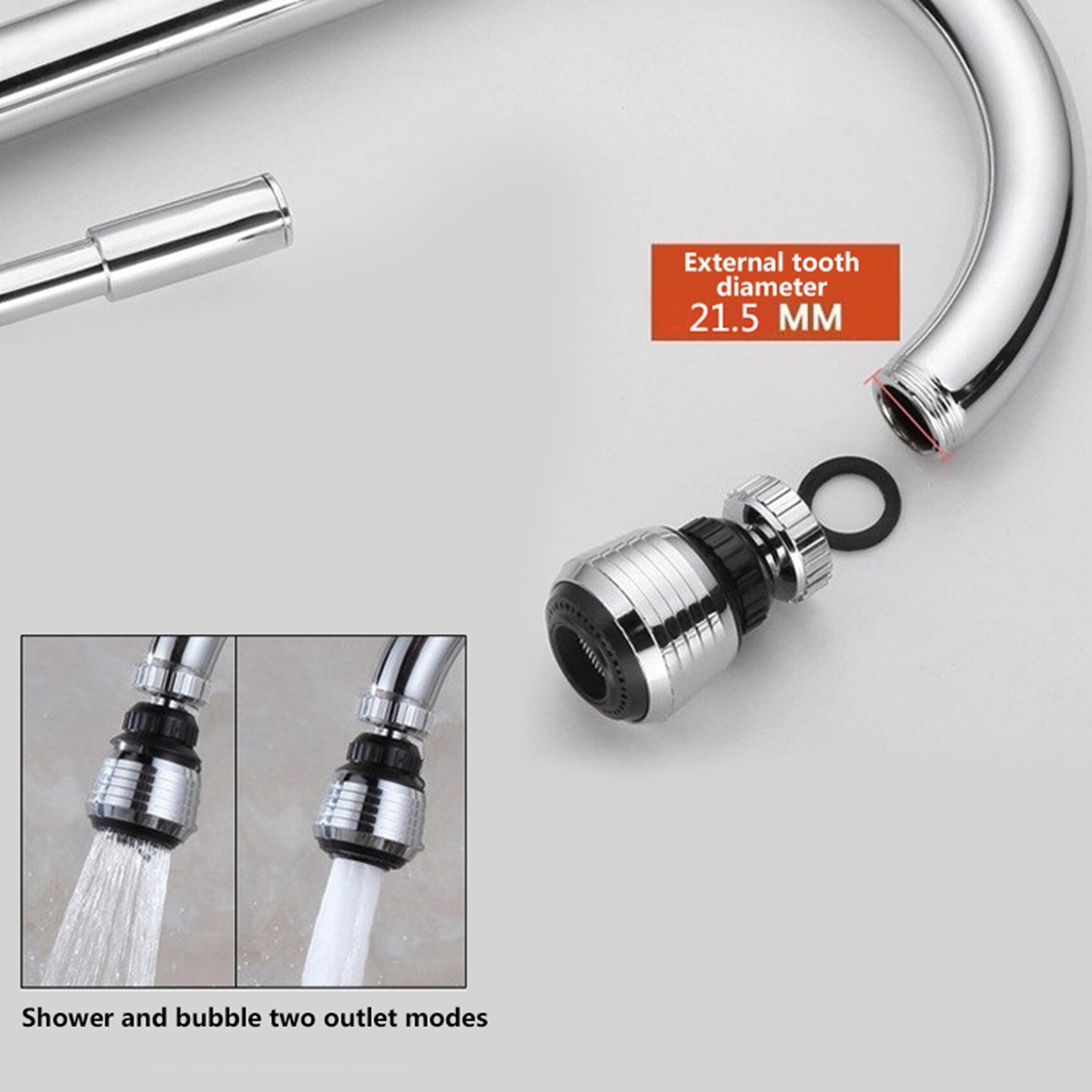 360 rotating tap nozzle filter water saving device on OnBuy