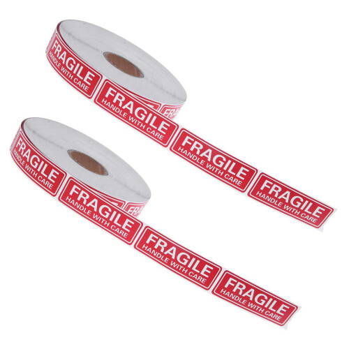 1 Roll/500Pcs Fragile Stickers - Fragile Handle with Care Labels on OnBuy