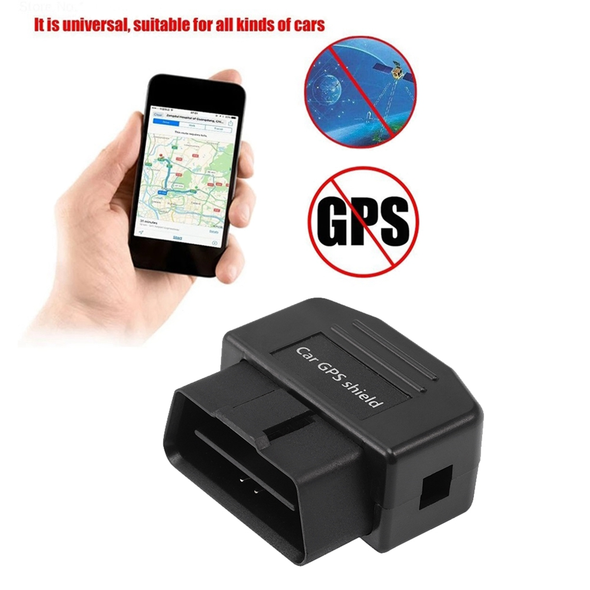 Car GPS Singal Blocker Anti Tracking Device Car Charger OBD GPS on OnBuy