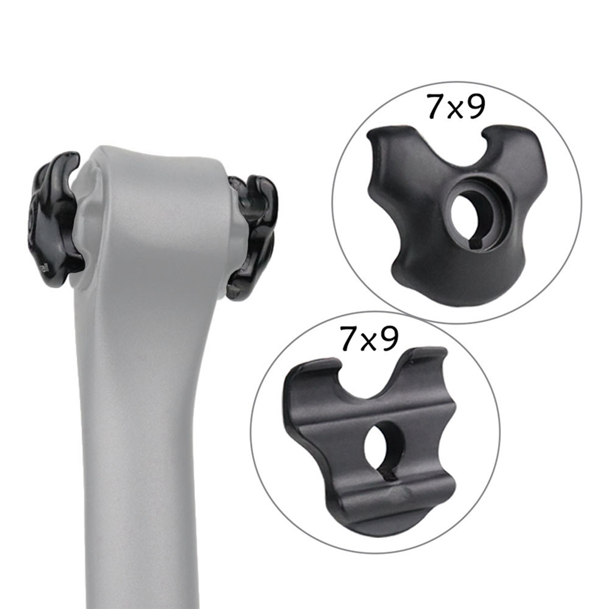 Bike Seatpost Clamp for Carbon Saddle Rails Adapter 7X9mm on OnBuy