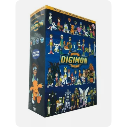 Digimon Digital Monster: The Complete Series Seasons 1-4 (DVD 32-Disc ...
