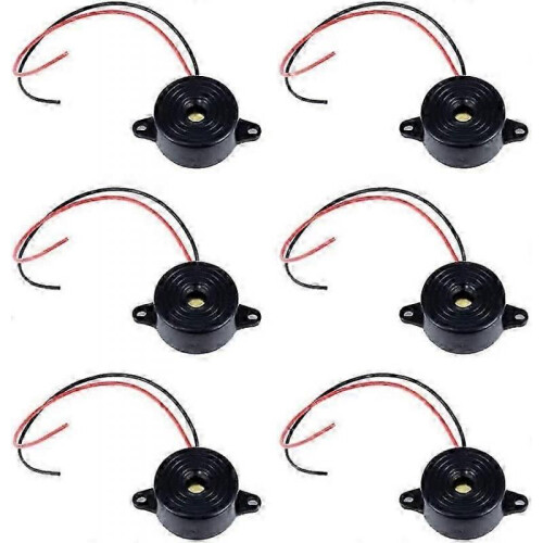 6pcs Electronic Buzzer - Dc 3-24v - 85db Sound Alarm - Continuous ...