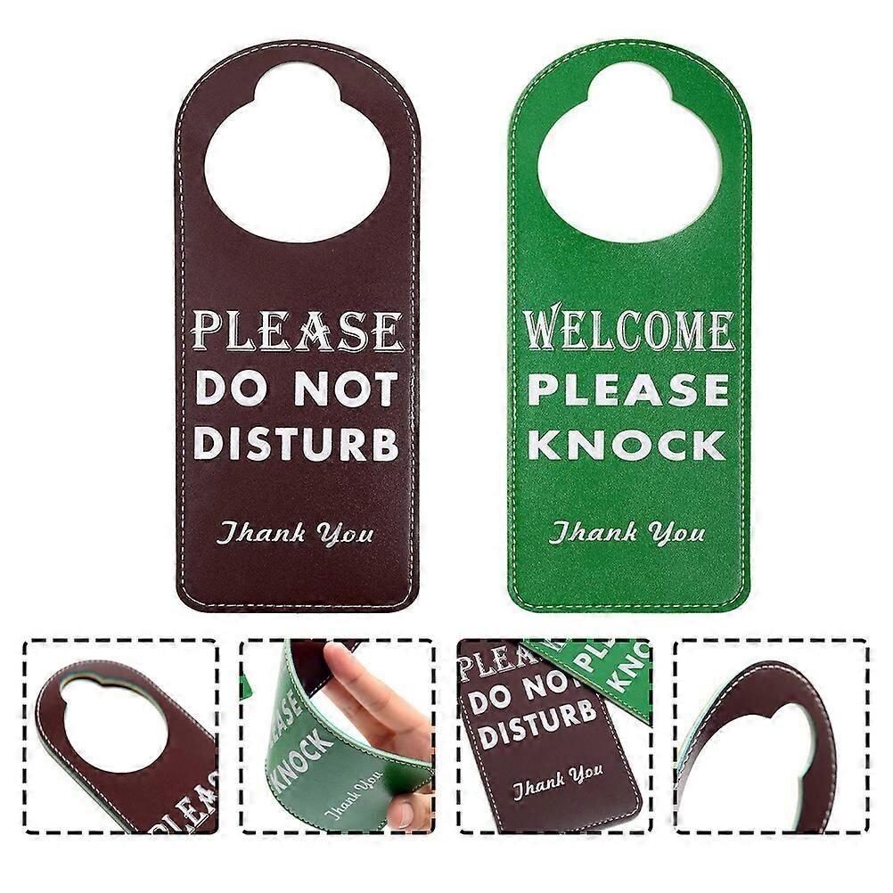 Panneau indicateur de porte « Ne pas déranger/Veuillez frapper ...