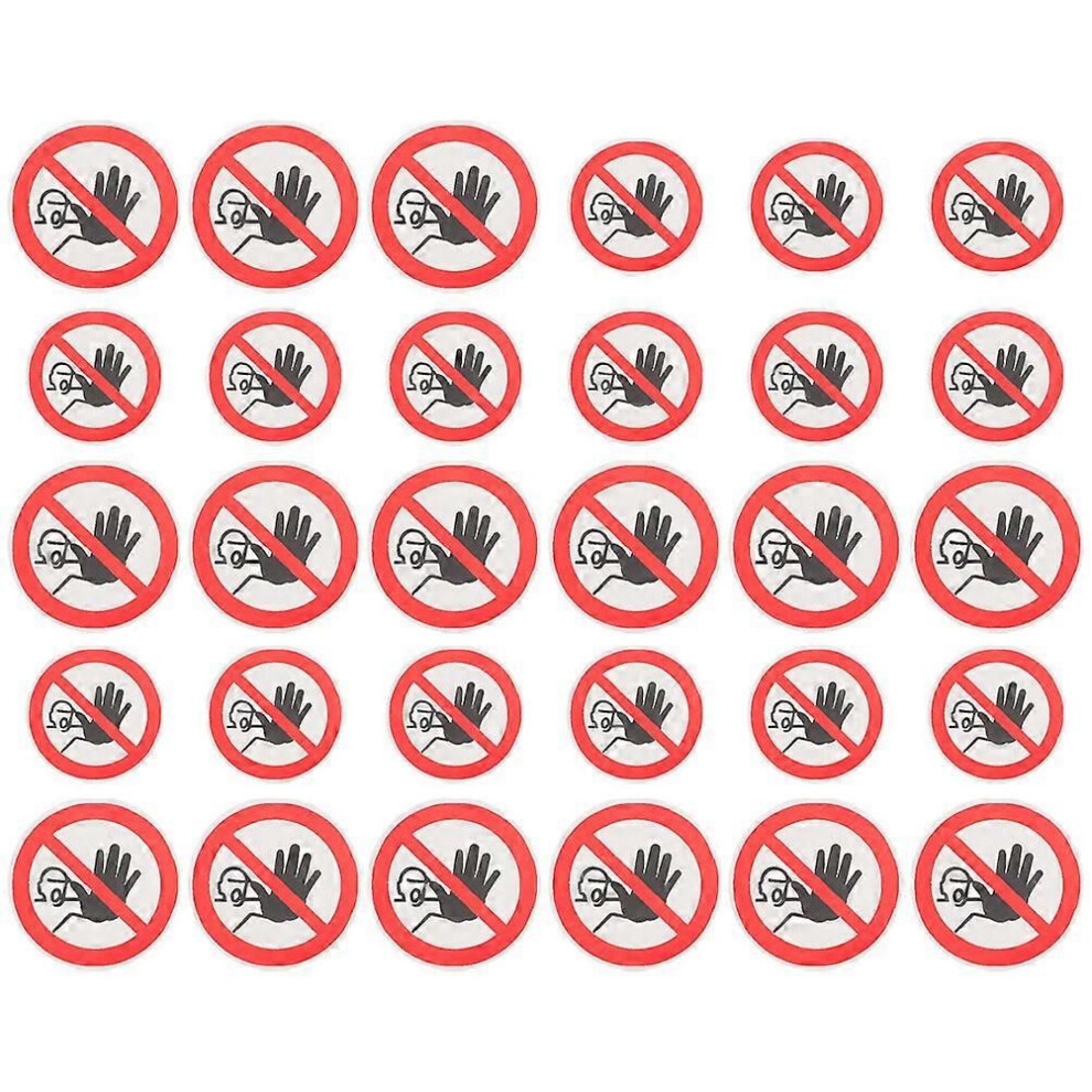 30 pezzi Segnali di divieto di accesso Segnali di divieto di accesso ...