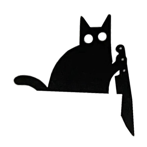 Metal Cute Cat Door Frame Cat Door Frame Corner Decoration C on OnBuy