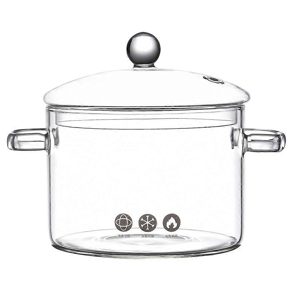 Marmite en verre transparent pour nouilles, matériau transparent de ...