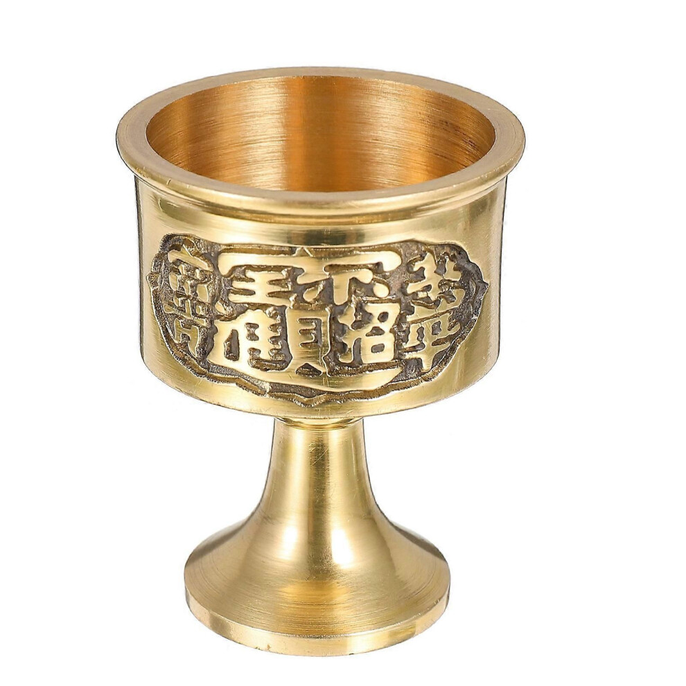 1 bol d'offrande d'eau en cuivre pour Bouddha, accessoire d'offrande ...