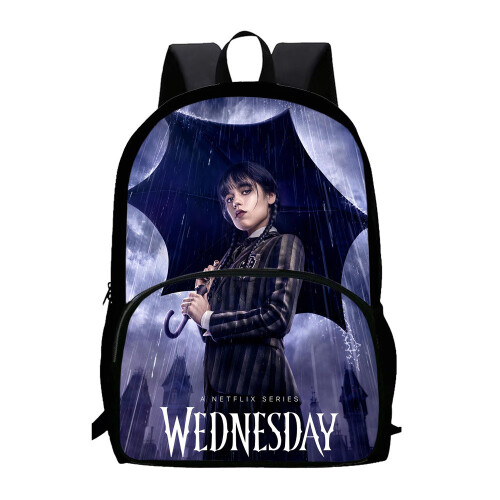 (Style 6) Capacity Childrens Large Backpack With Wednesday Addams Print ...