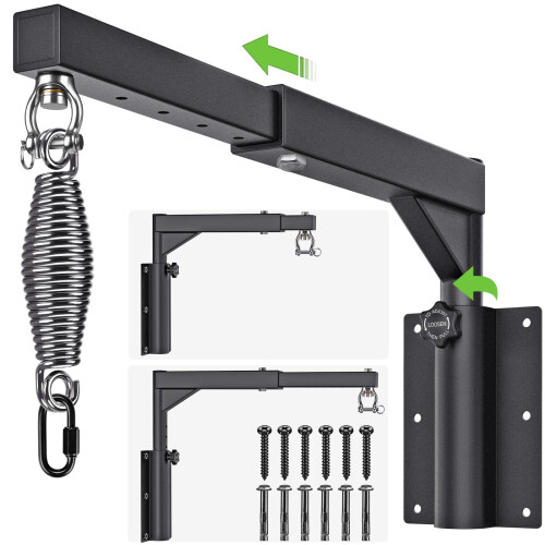 BeneLabel Punch Bag Bracket, Boxing Bag Wall Stand Frame Heavy Duty ...