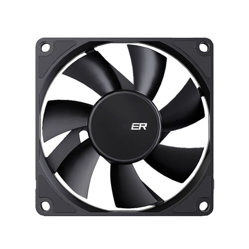 Computer Case Fan 80mm 4-Pin PWM High Airflow Ultra-Thin Cooling Fan on ...