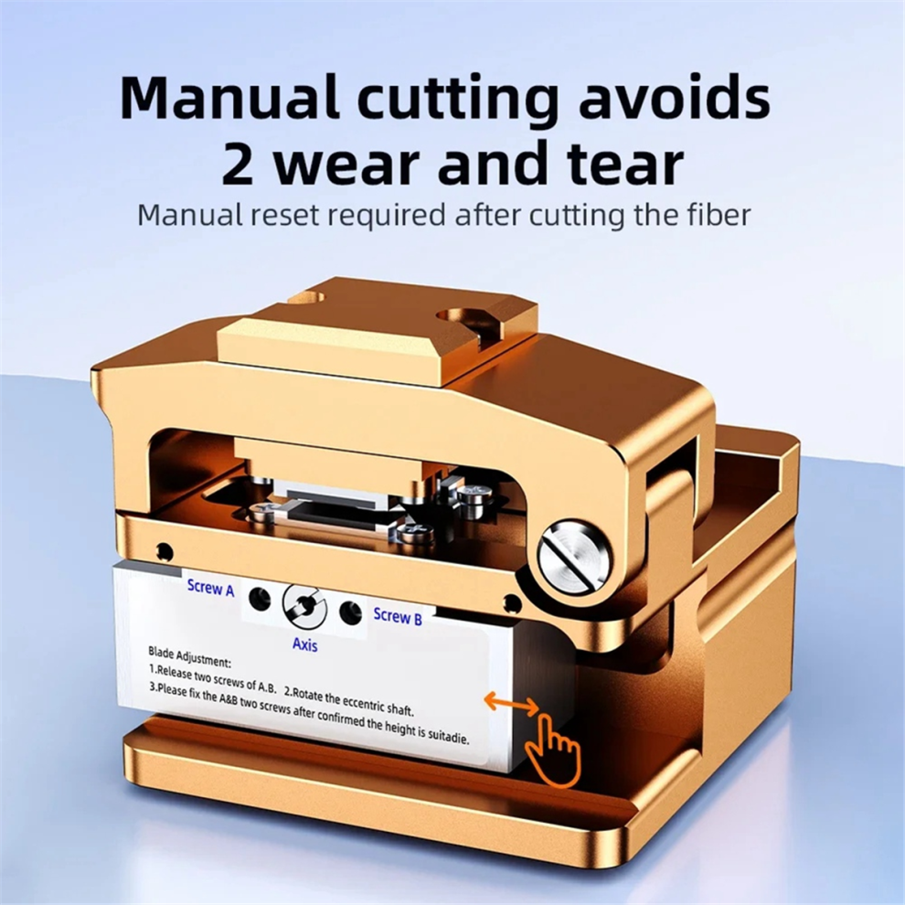 S09 Fiber Optic Cleaver+Pliers Optical Fiber Fusion Splicer Cutter on OnBuy