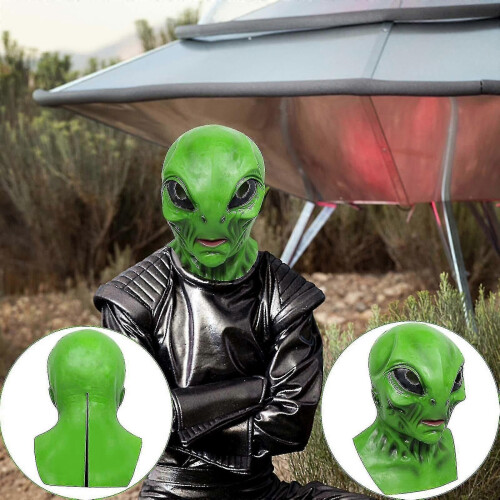 Halloween Decorations Halloween Alien Mask, Scary Alien Mask Latex Mask ...