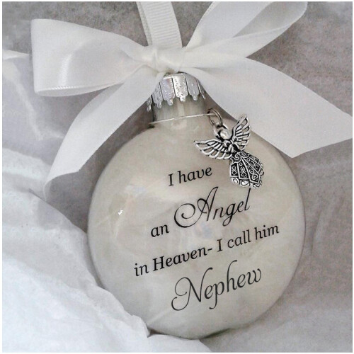 (Nephew) Granddaughter Angel Stunning In Heaven 8cm Feathered Plastic ...