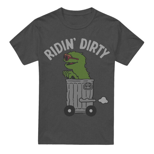 Sesame Street Unisex Adult Ridin Dirty T-Shirt on OnBuy