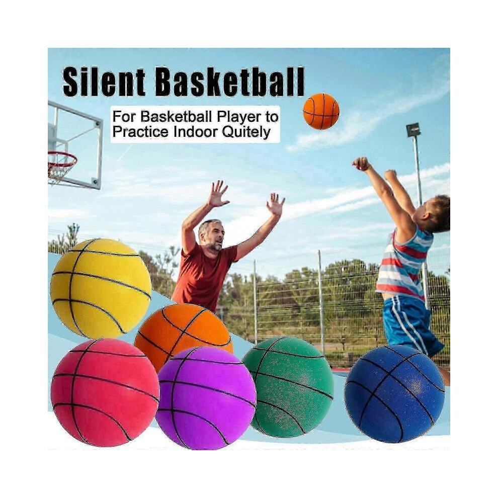 (yellow 21cm) The Handleshh Silent Basketball Foam Basketball Indoor ...