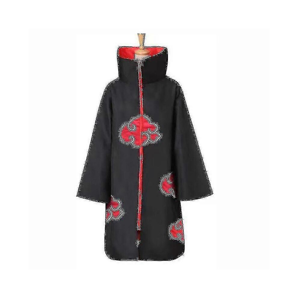 (Capa S) Kit de disfraz de anime de Naruto Akatsuki, bata de Itachi ...