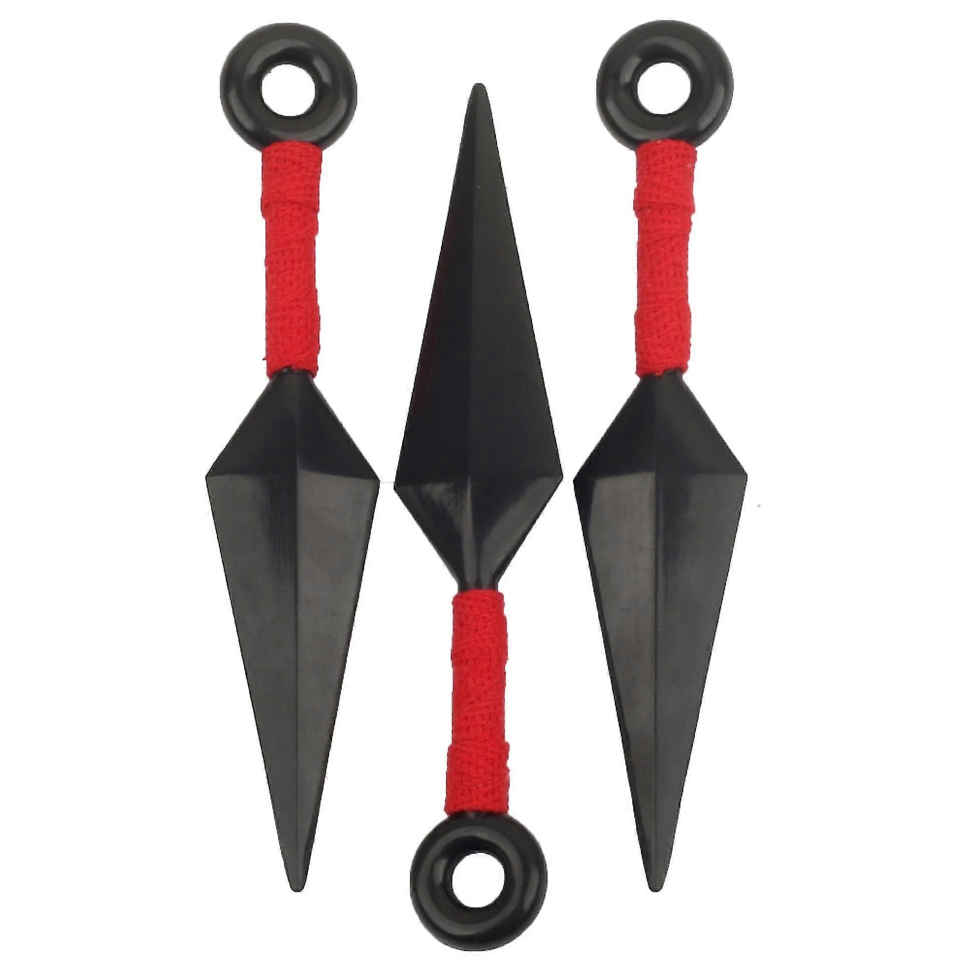 (Red)Naruto Kakashi Kunai Set Party Cosplay Props Anime Kunai Toy Ninja ...