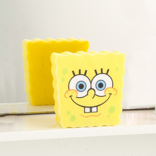 (SpongeBob Sponge) Sponge Cute Cartoon Holder Spongebob Kitchen ...