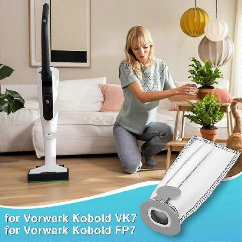 12 Vacuum Cleaner Bags for Vorwerk VK7, Replacement Dust Bag for ...